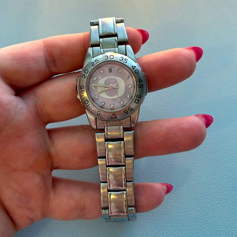 Suntime Diamond Dial Vintage Watch With Batteries Bab… - Gem